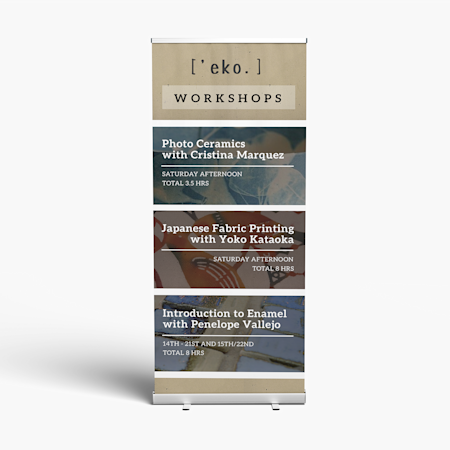 Standing Banners: Make your own Banner Stand I VistaPrint