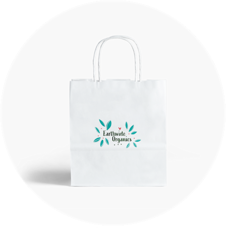 Printed Paper Bags, Personalised Paper Bags with Logo | VistaPrint