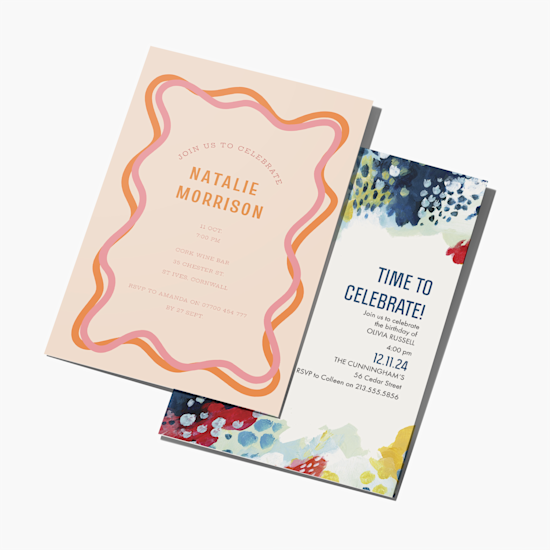 Custom Stationery, Personalised Invitations | Vistaprint AU