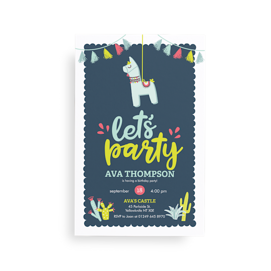 Birthday Invitations & Personalised Party Favours | Vistaprint