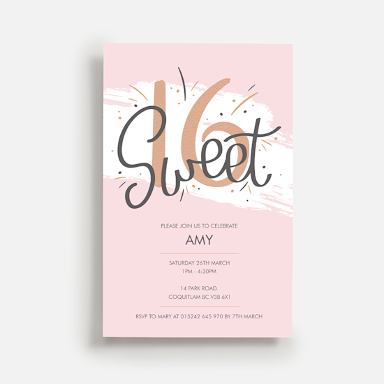 Custom Birthday Invitations, Personalized Party Favours | VistaPrint CA