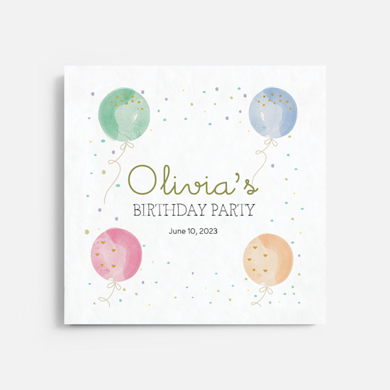Custom Birthday Invitations, Personalized Party Favours | VistaPrint CA
