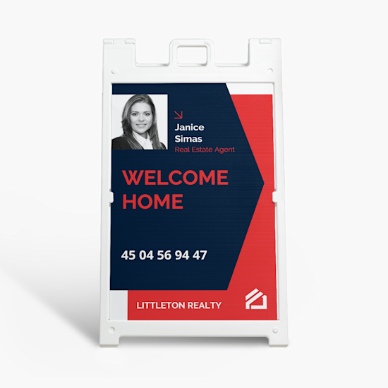 Custom A-Frame Signs, Sandwich Board Signs | VistaPrint CA