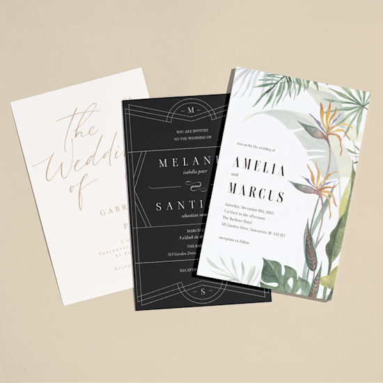 Custom Wedding Stationery