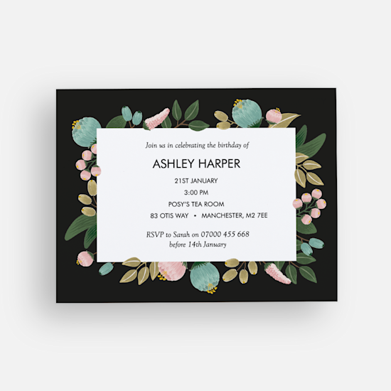 Custom Invitations, Create Your Personalised Invitation | VistaPrint UK