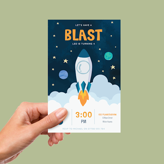 Personalised Birthday Invitations & Decorations | VistaPrint UK