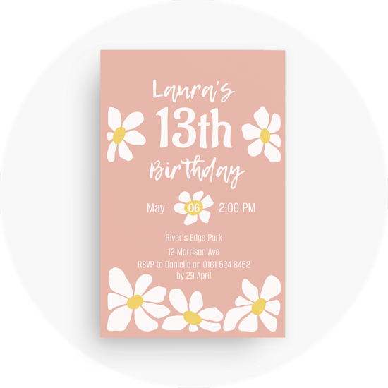 Personalised Birthday Invitations & Decorations | VistaPrint UK