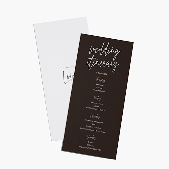 Wedding Ceremony and Reception Stationery Essentials | VistaPrint
