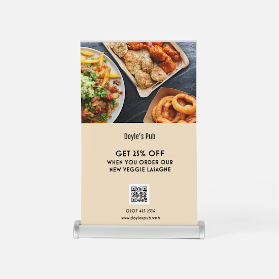 Custom Tabletop Signs Printing