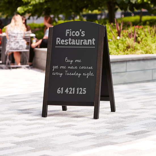 Personalised Pavement Signs | VistaPrint