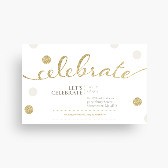 Celebration & Event Invitations, Party Cards | VistaPrint