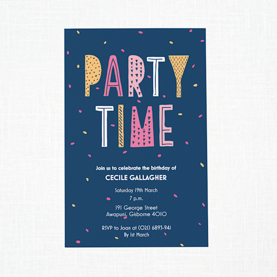 Custom Invitations, Create Your Personalised Invitation | Vistaprint