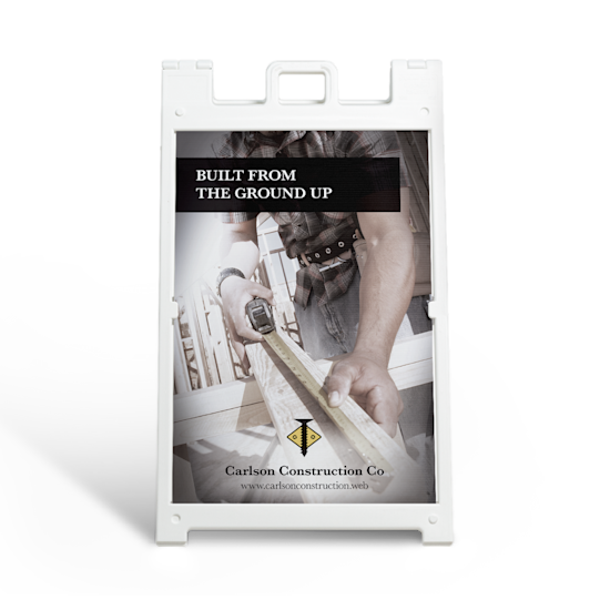 Custom A-Frame Signs, Sandwich Board Signs | VistaPrint