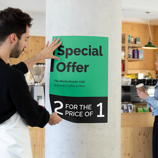 Enseignes adhésives et autocollants amovibles personnalisés | VistaPrint