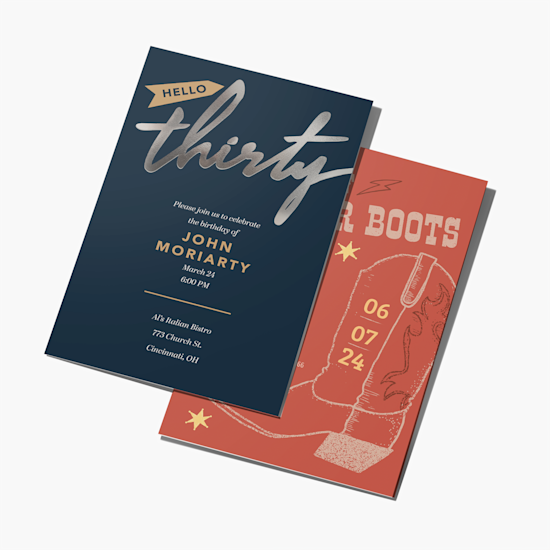 Make Your Own Invitations | VistaPrint