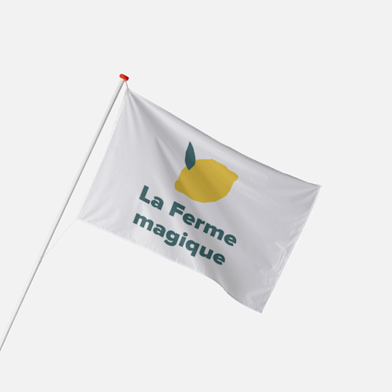 Impression drapeau publicitaire personnalisé | VistaPrint