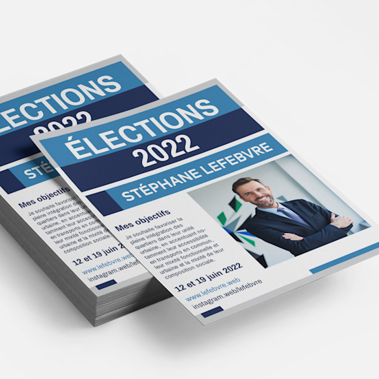 Impression flyers et affiches électorales | VistaPrint