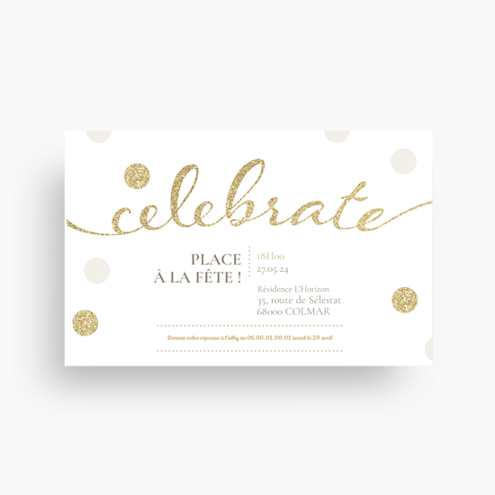 Cartes d'invitation de fête et soirée | VistaPrint