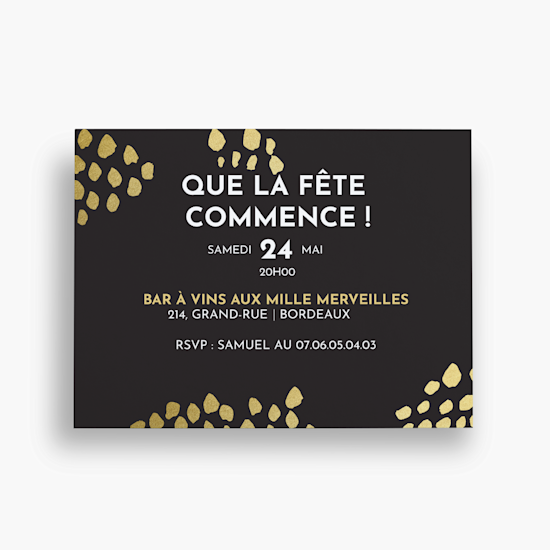 Cartes d'invitation de fête et soirée | VistaPrint