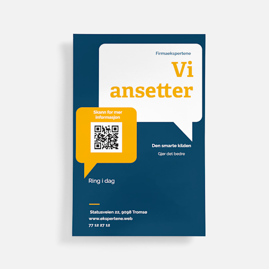 Tilpassede skilt og plakater på nettet i Norge | VistaPrint