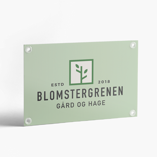 Egendesignet utendørsreklame og utendørsskilt | VistaPrint