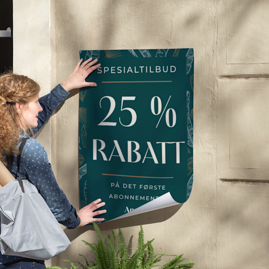 Plakattrykk: Lag dine egne tilpassede plakater | VistaPrint