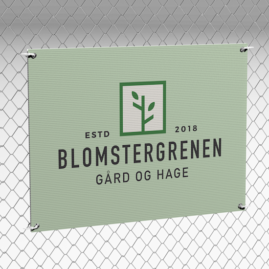 Egendesignet utendørsreklame og utendørsskilt | VistaPrint