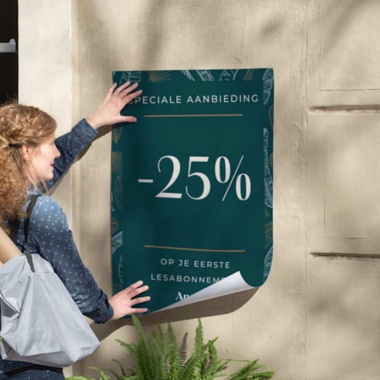 Bedrukte posters: ontwerp je eigen bedrukte poster | VistaPrint
