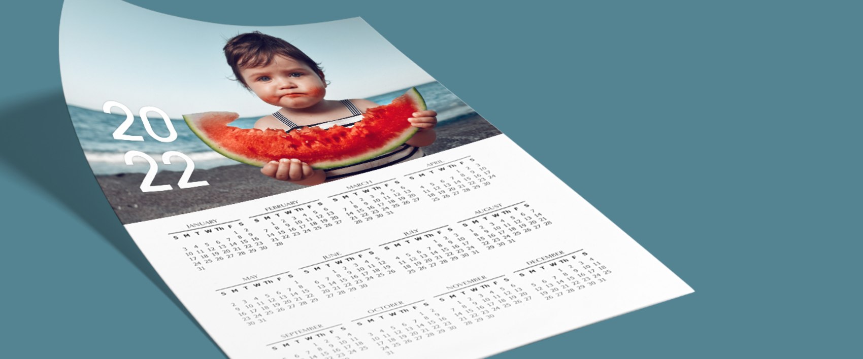 Poster Calendars: personalised photo poster calendars | Vistaprint AU