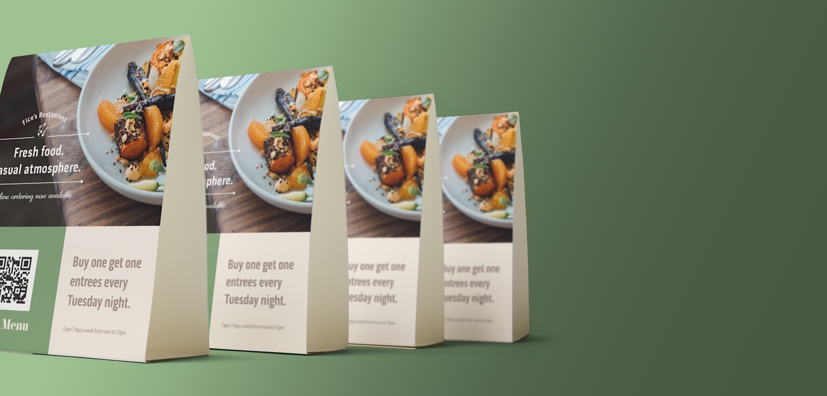 Table Tents, Table Tent Card Printing | VistaPrint CA
