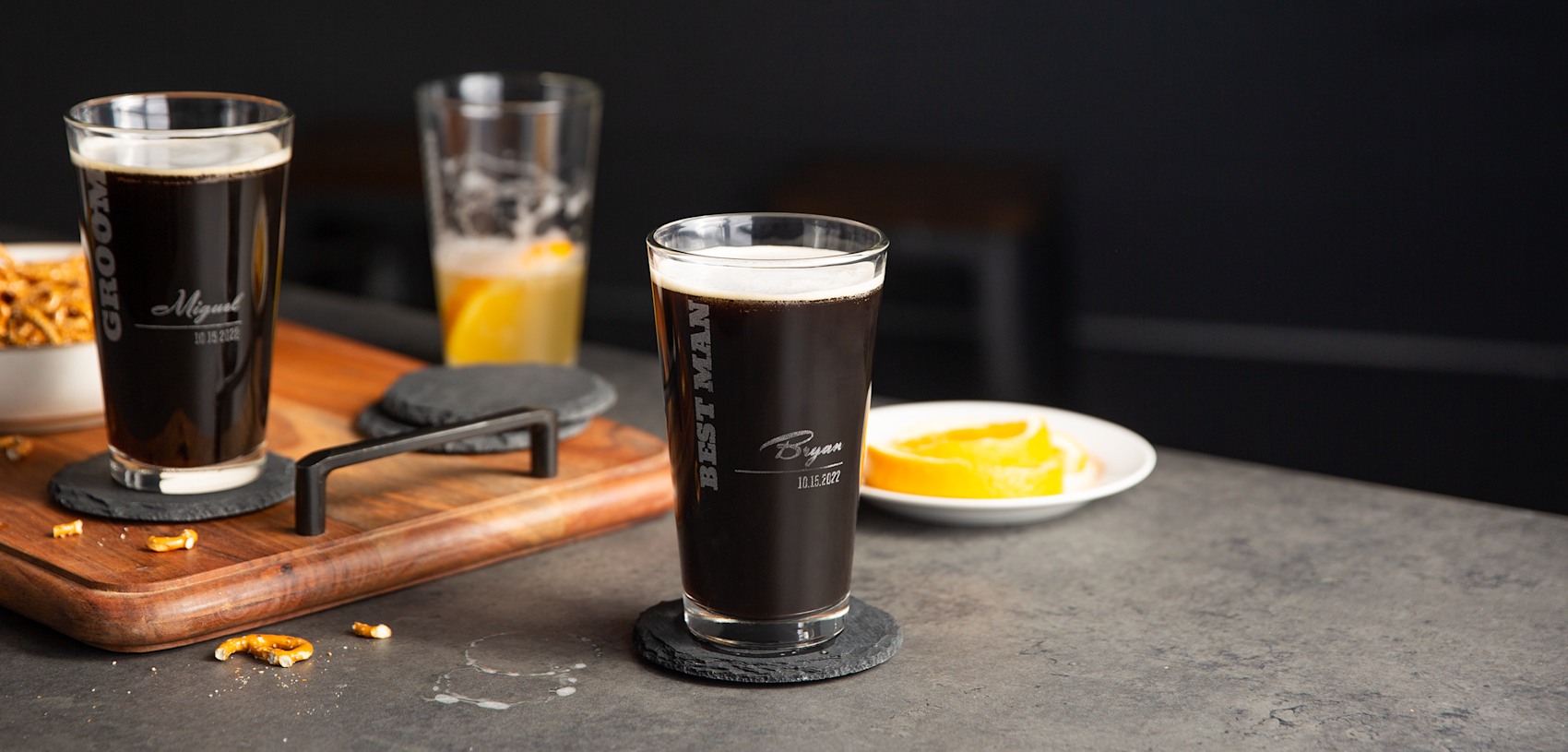 Custom Engraved Pint Glass, Laser-Etched Pint Glass | VistaPrint