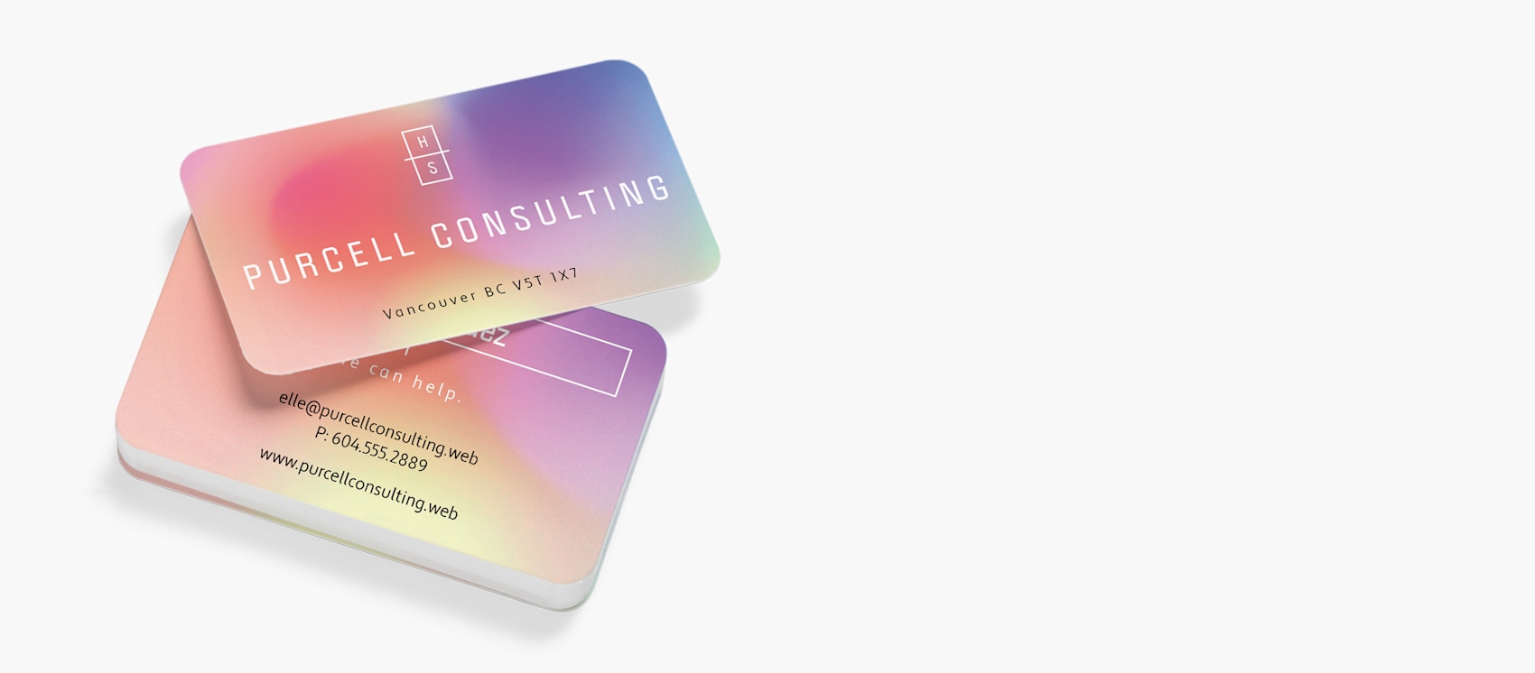 Rounded Corner Business Cards, Rounded Edge Cards | VistaPrint
