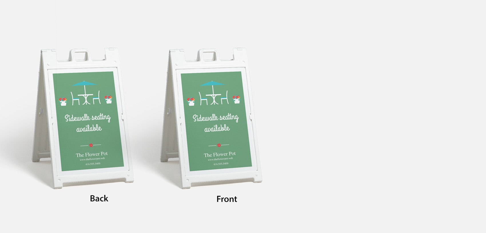 Signicade A-Frame Sign Frames | Vistaprint Canada