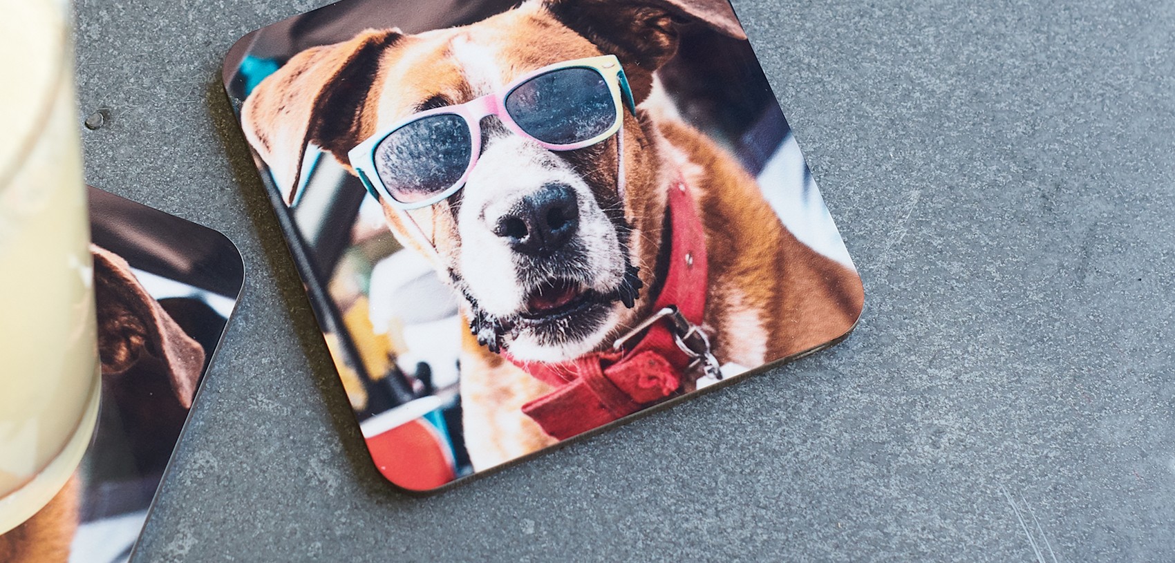 Personalised coasters: printed photo coasters | VistaPrint