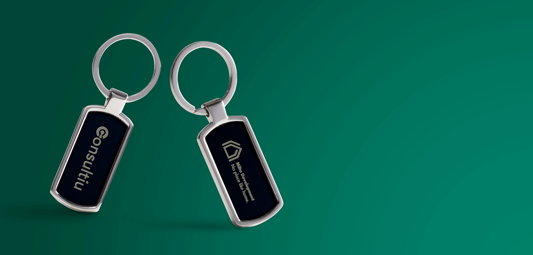 Engraved Keyrings: custom keyrings with name or logo | VistaPrint