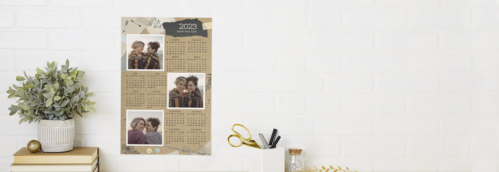 Poster Calendars: Personalised Photo Poster Calendars | VistaPrint