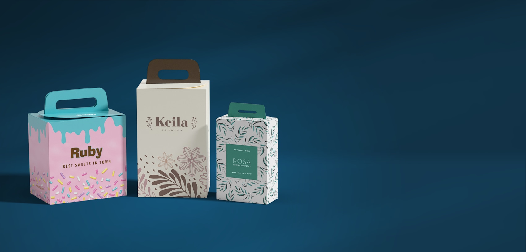 Printed Cardboard Boxes with Handles | VistaPrint UK