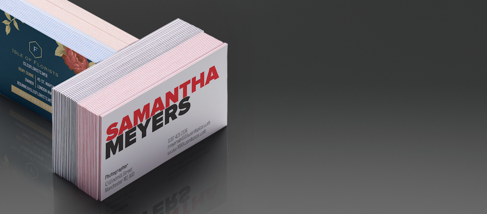 Triple Layer Business Card, Triplex Business cards | VistaPrint
