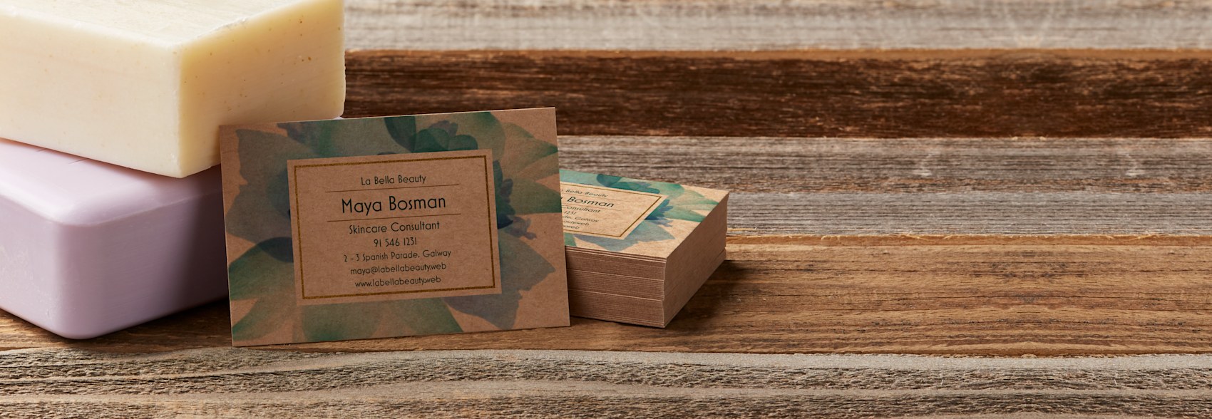 Kraft business cards, Eco-friendly cards | Vistaprint
