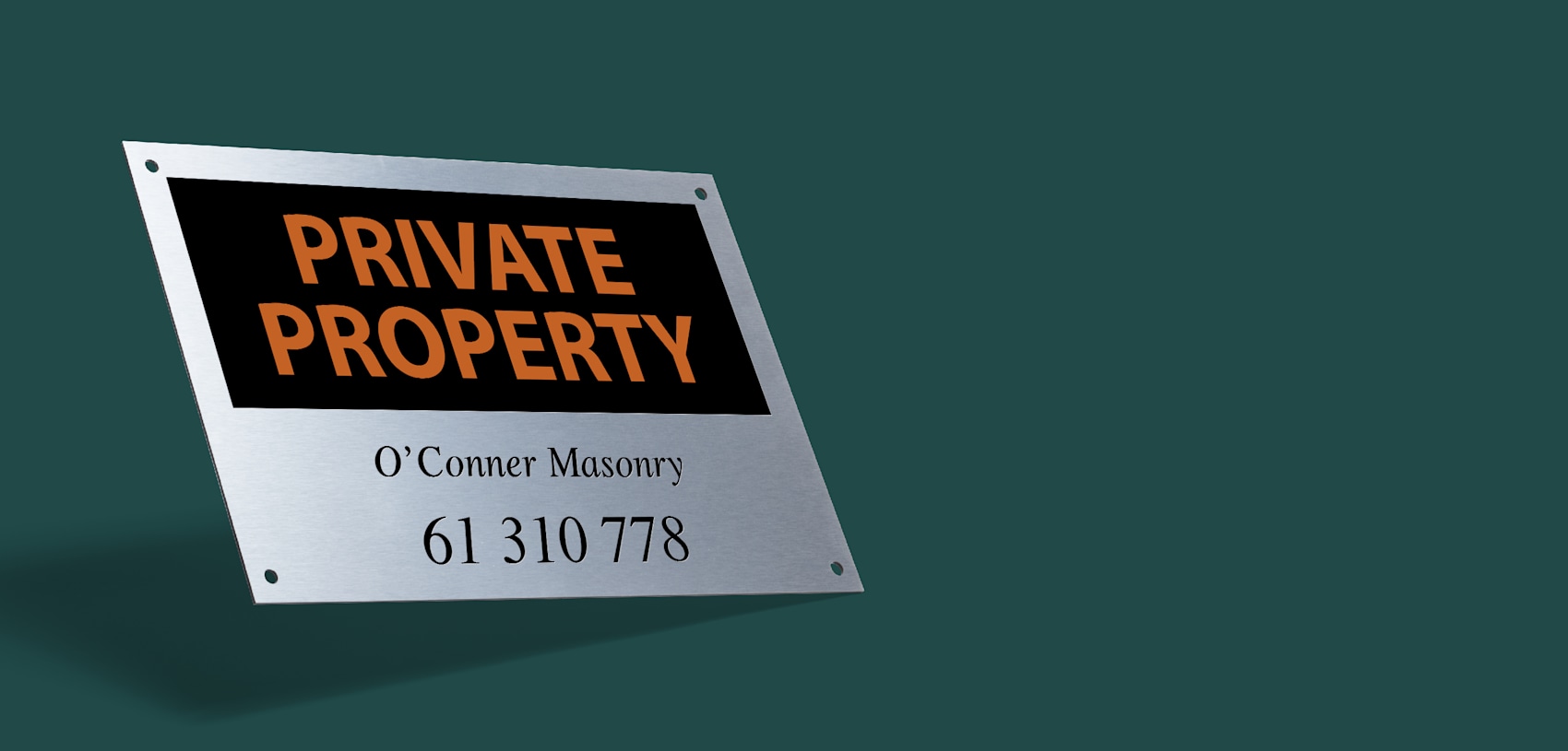 Custom Metal Signs, Custom Aluminium Signs | VistaPrint