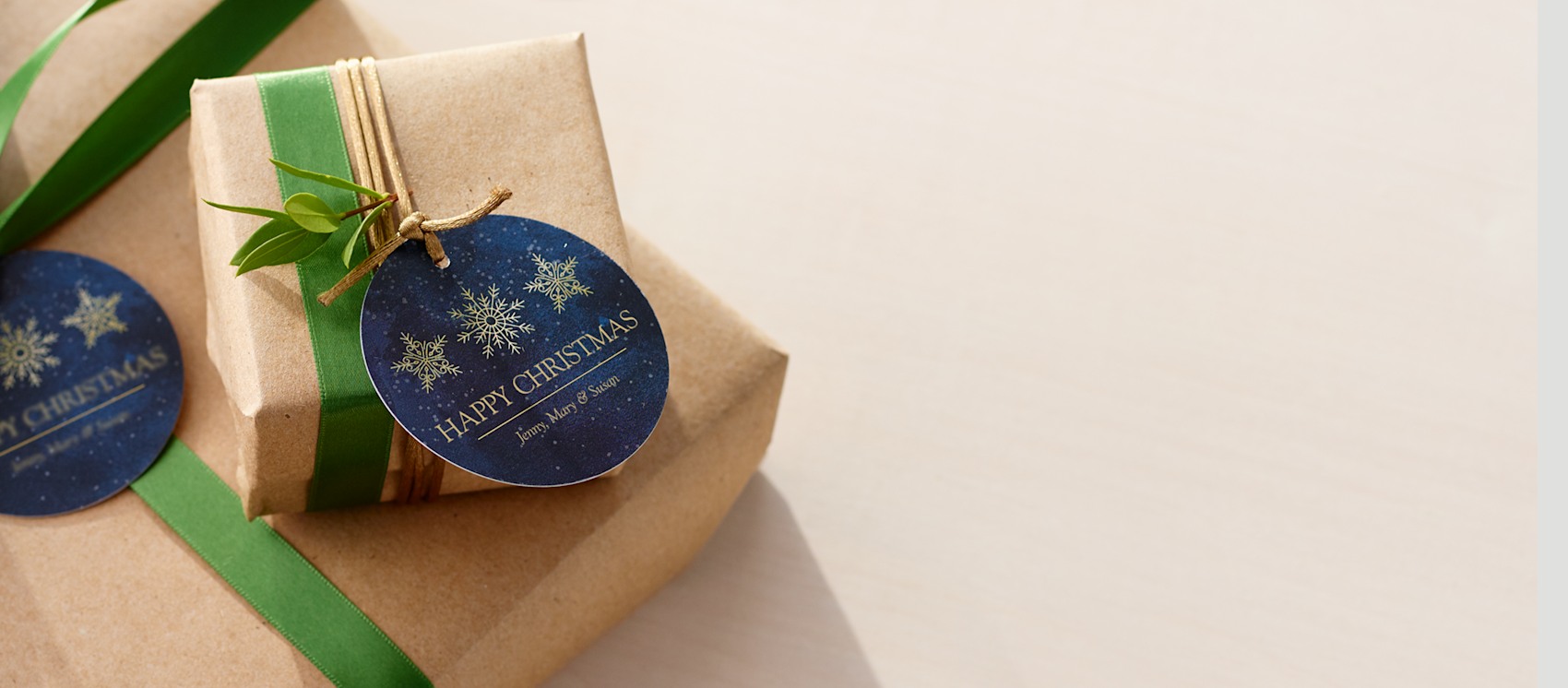 Personalised Gift Tags | Custom Gift tags with Strings | VistaPrint SG