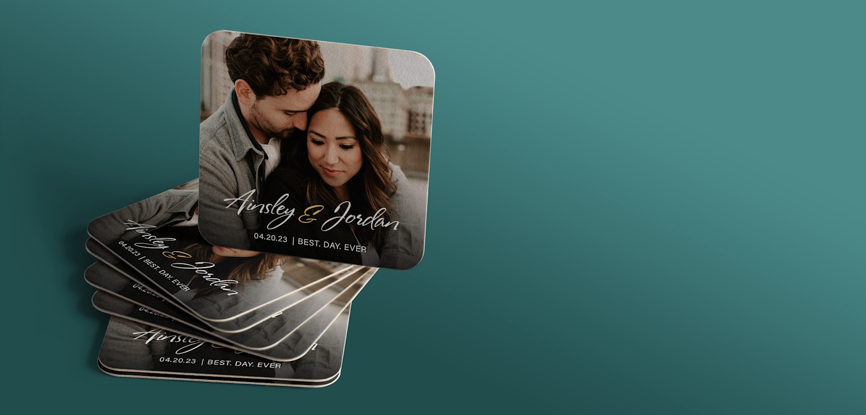 Custom Coasters, Paper Coasters for Drinks | Vistaprint