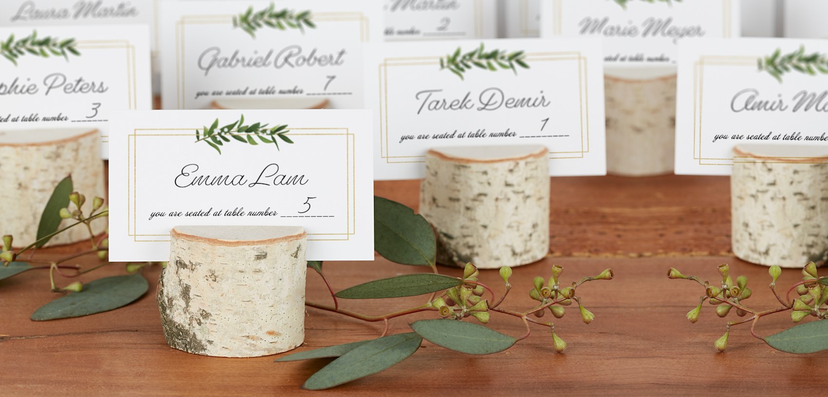 Wedding Place Cards, Table Name Cards | VistaPrint