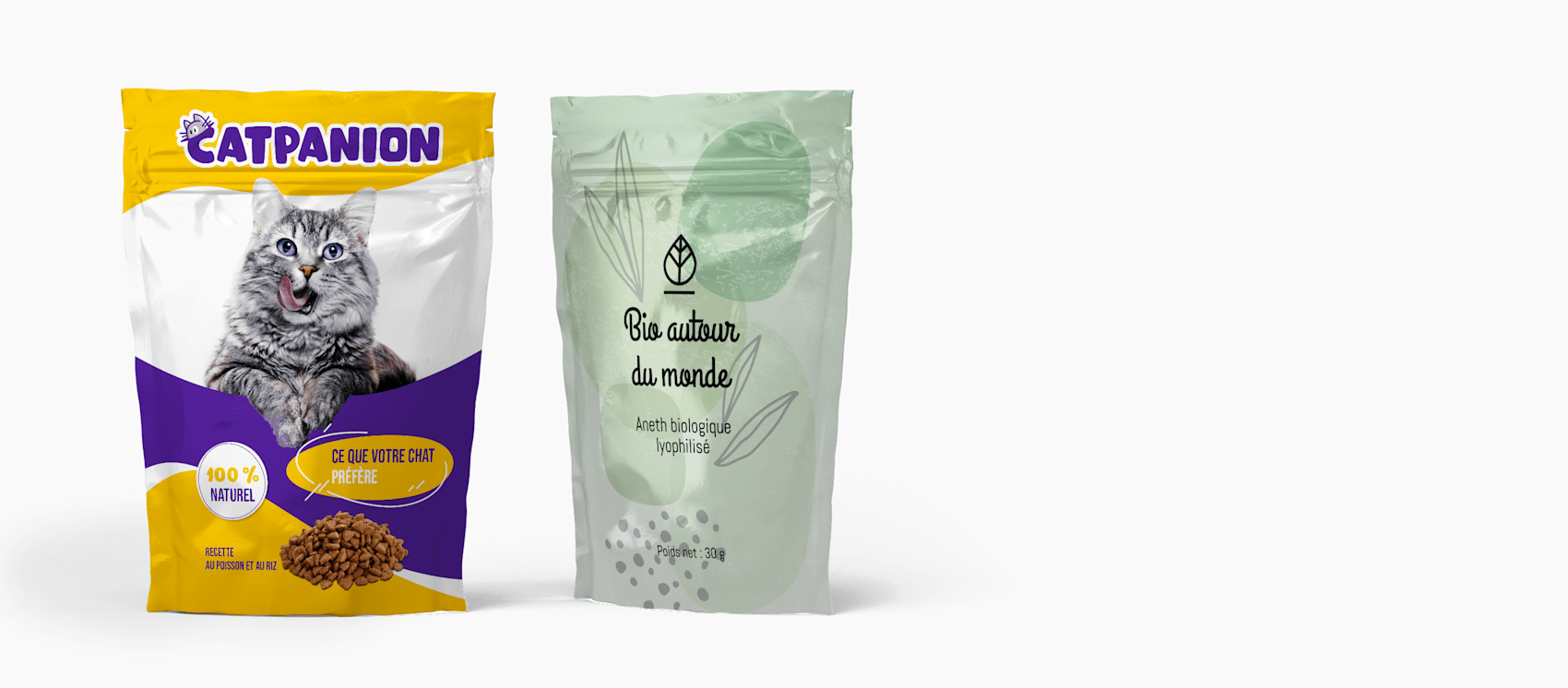 Sachets doypack, emballages flexibles personnalisés | VistaPrint