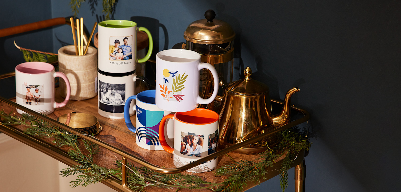 Kopp med tekst - design egen kopp med bilde | VistaPrint