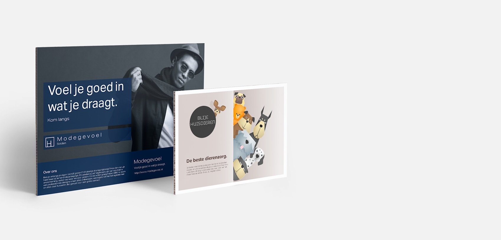 Bedrukte reboard borden en displays | VistaPrint