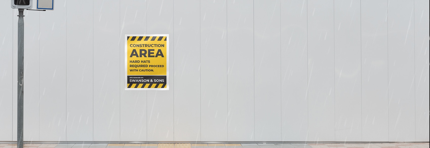 Outdoor Posters, Water-Resistant Plastic Posters | VistaPrint UK