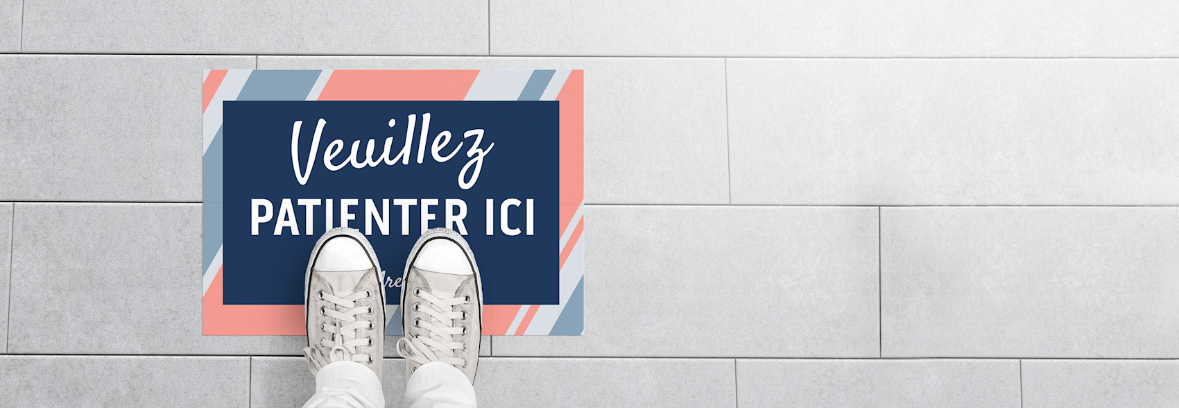 Stickers sol personnalisés, autocollants adhésifs sol | VistaPrint