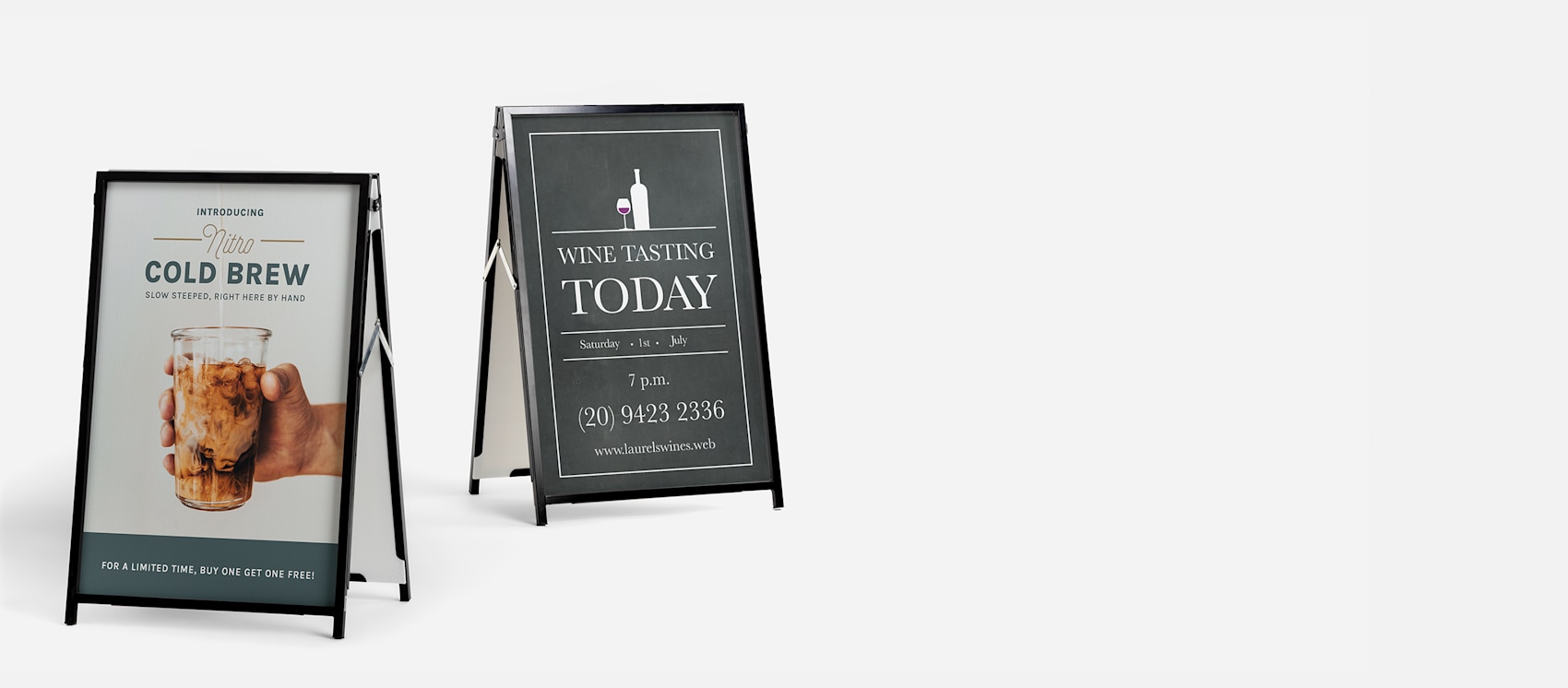 Sandwich Boards | Custom Sandwich Board Signs | Outdoor A Frames
