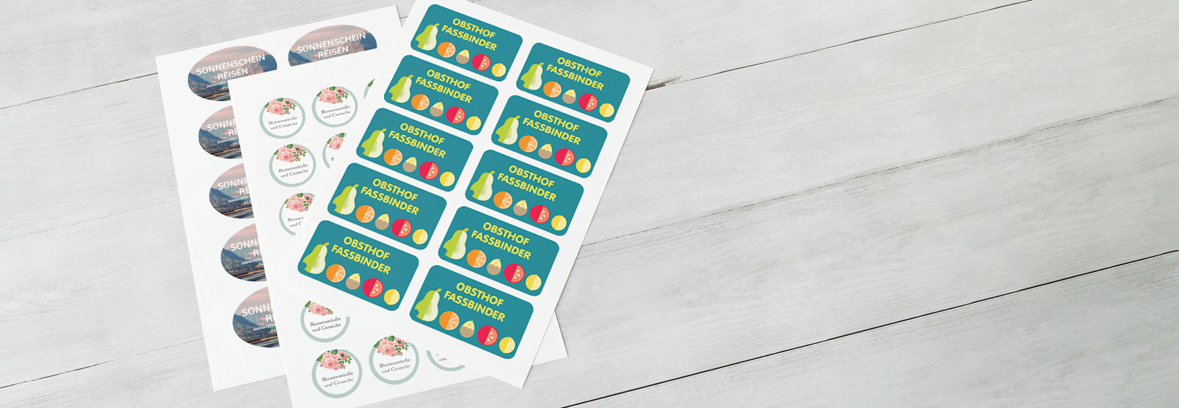 Aufkleber selbst gestalten, Sticker drucken lassen | VistaPrint